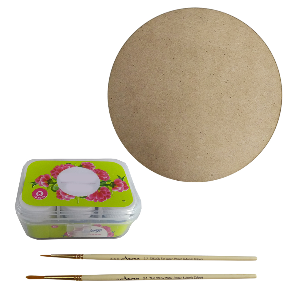 Penkraft | Pattachitra Art on Round MDF DIY Kit | Order Now